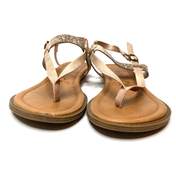Blowfish | Shoes | Blowfish Rose Gold Berg Sandal | Poshmark